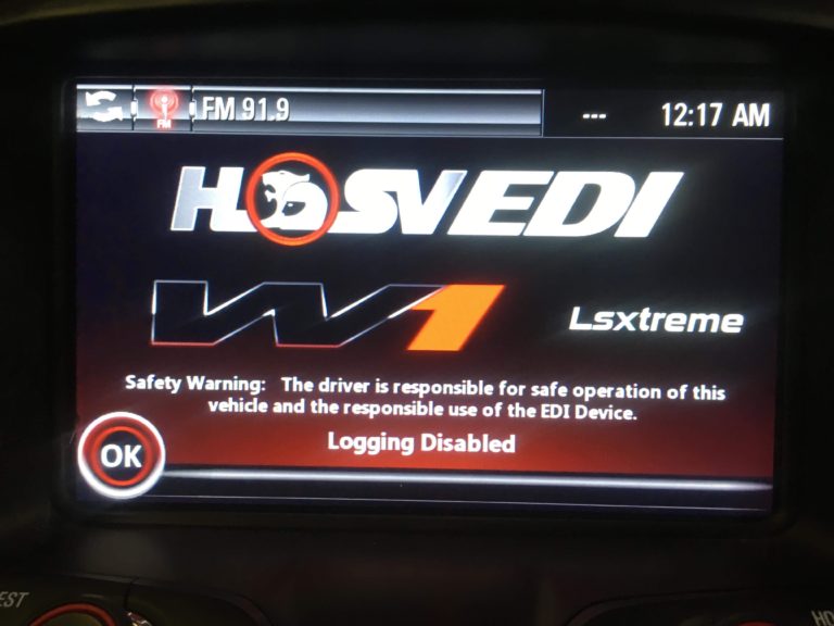 VF HSV Enhanced Driver Interface